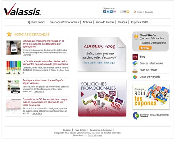 VALASSIS ESTRENA NUEVA WEB CORPORATIVA