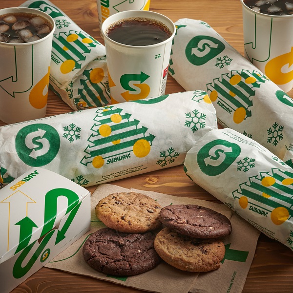 Subway renueva su `packaging´ por Navidad