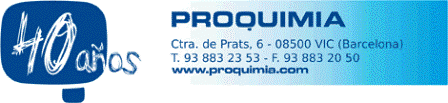 PROQUIMIA CUMPLE 40 AÑOS
