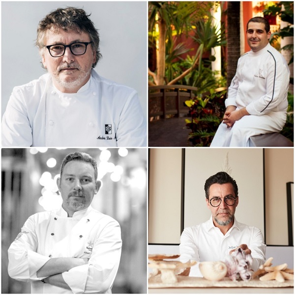 Cuatro chefs con ocho Estrellas Michelín cocinarán juntos en el V Encuentro de los Mares, en ...