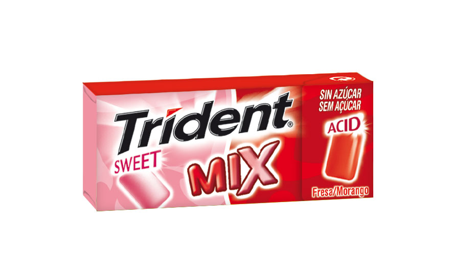 El nuevo Trident MIX combina grageas dulces y ácidas en el mismo paquete